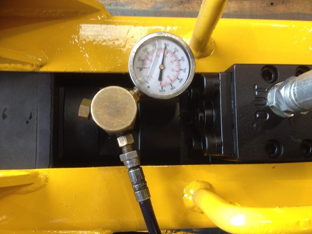 Hydraulic breaker Regassing services from RAW Plant