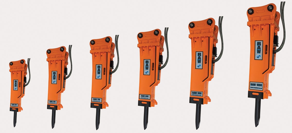 Medium Hydraulic Breakers For Sale - New Light Rock Hammers
